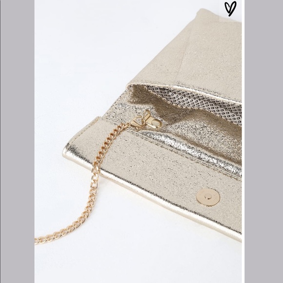 Lulus | Bags | Gold Bag | Poshmark